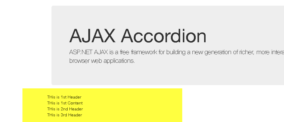 AJAX Control Toolkit Tutorial: Accordion - Part Two AJAX Control Toolkit Tutorial: Accordion - Part Two