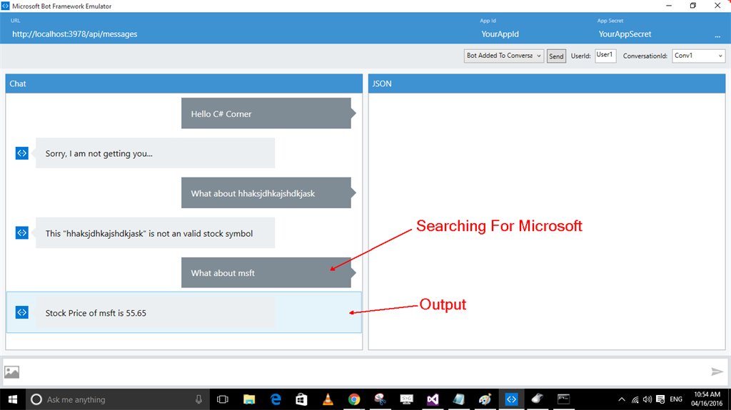 An Interactive Bot Application With Luis Using Microsoft Bot Framework