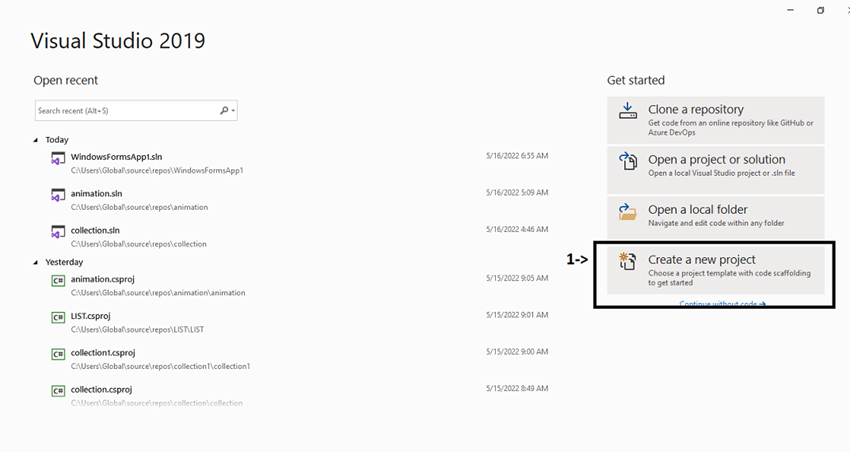 Animated Screen In Windows Forms