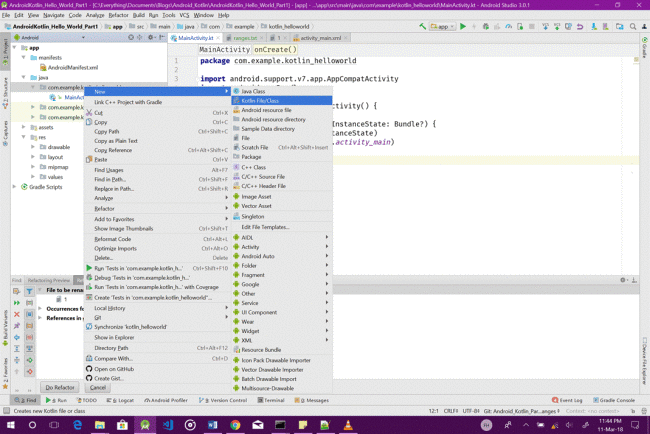 Android Kotlin Classes And Objects Part Four