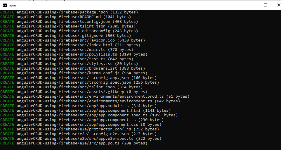 Angular 9 CRUD operation Using Firebase