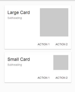 Angular Material: Card Based Interface - Part One