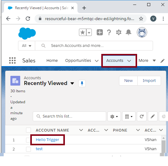 Apex Triggers In SalesForce Apex Triggers In SalesForce