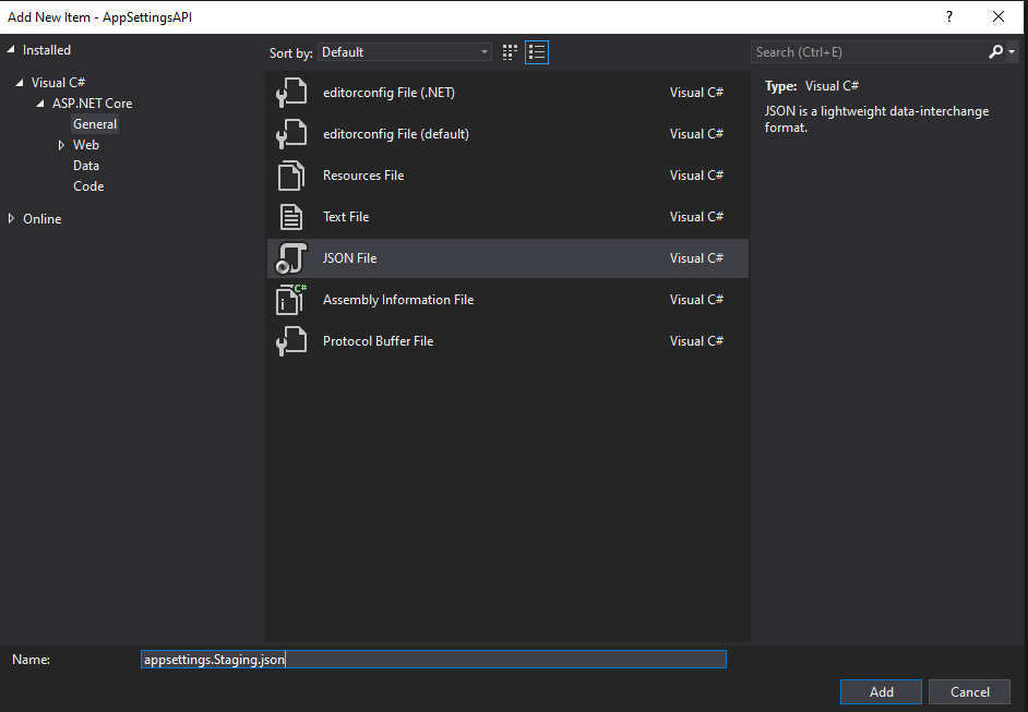 App Settings File According To Environment Variable Net Core Api 4842