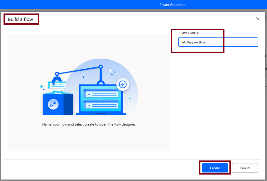 Append Line Text Action In Desktop Flow Using Microsoft Power Automate
