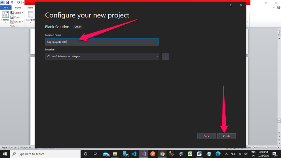 Application Insights In Mvc Core And Web Api Core 1404