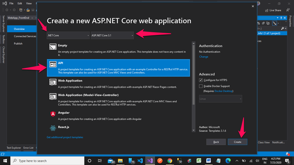Application Insights In Mvc Core And Web Api Core 0539