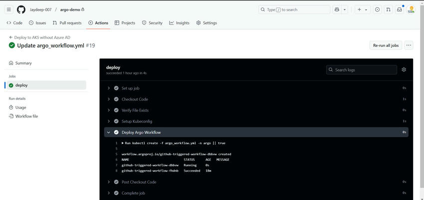 Argo Workflows with GitHub Actions From Scratch