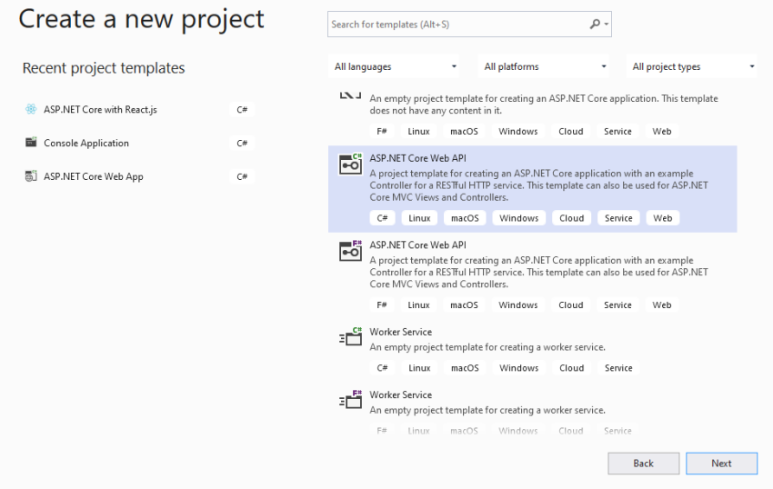ASP.NET Core 5.0 Web API
