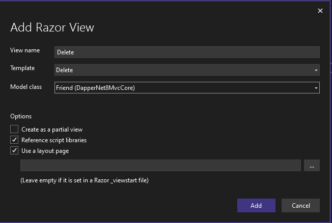 Aspnet Core Crud Using Dapper Net 8 Using Sql Server