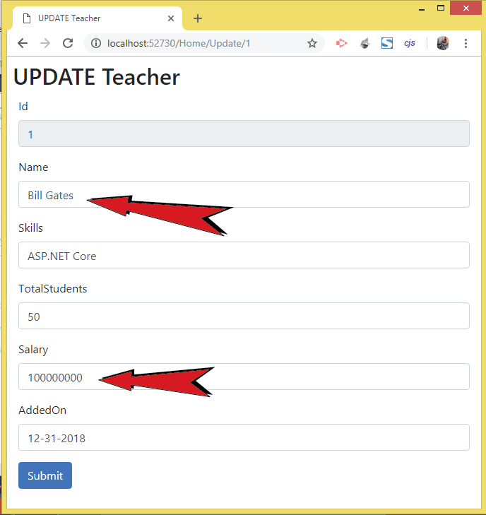 Aspnet Core Learn Crud Operations In Entity Framework Core From Zero To Hero Updated Net 70 1378