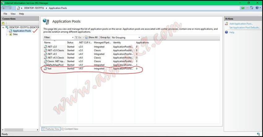 ASP.NET MVC 5 - Deployment On Windows IIS Server