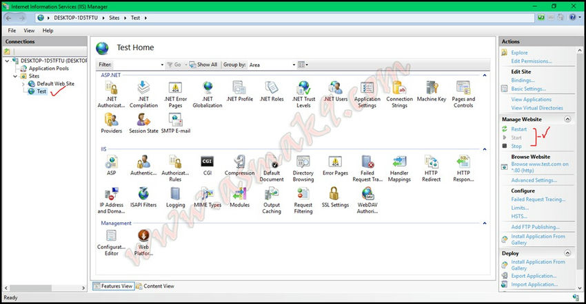 ASP.NET MVC 5 - Deployment On Windows IIS Server