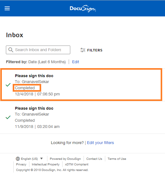 Asp Mvc 5 Docusign Sign On A Document And Track Envelopes