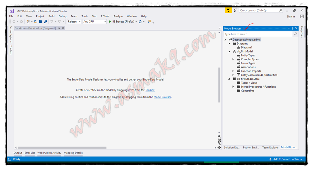 ASP.NET MVC 5 - Entity Framework Database First Approach
