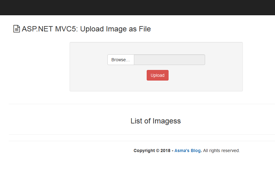 ASP.NET MVC5 - Upload Images/Files As Document