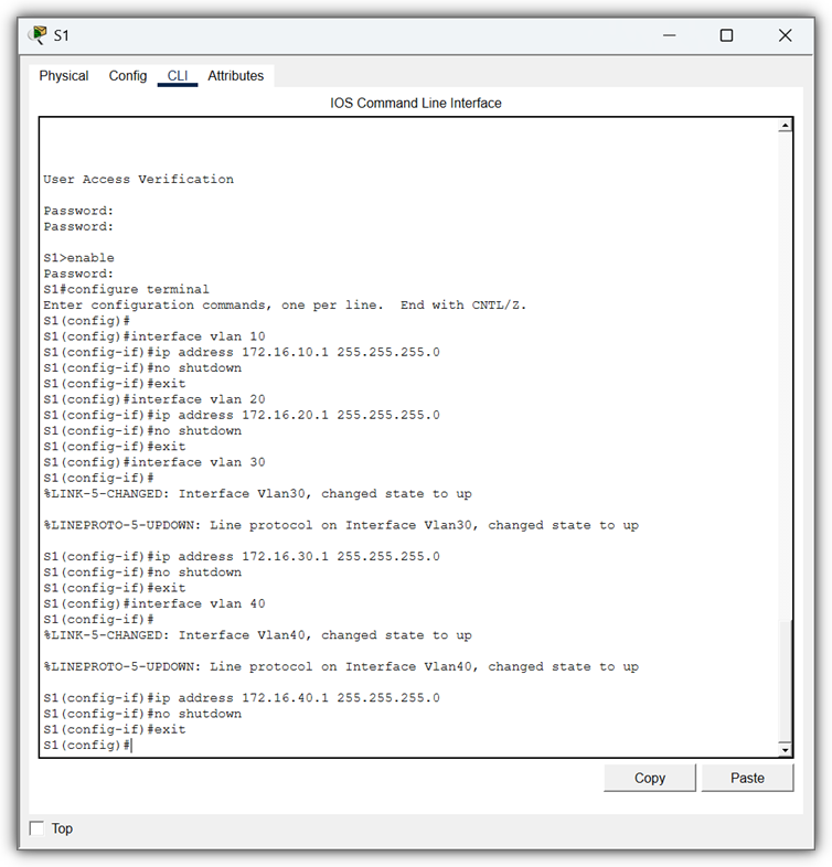 Assigning IP Addresses to VLANs on Cisco Switch