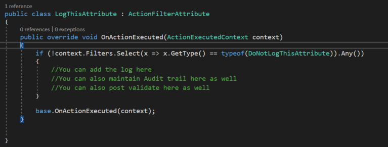 Audit Trail Interceptor