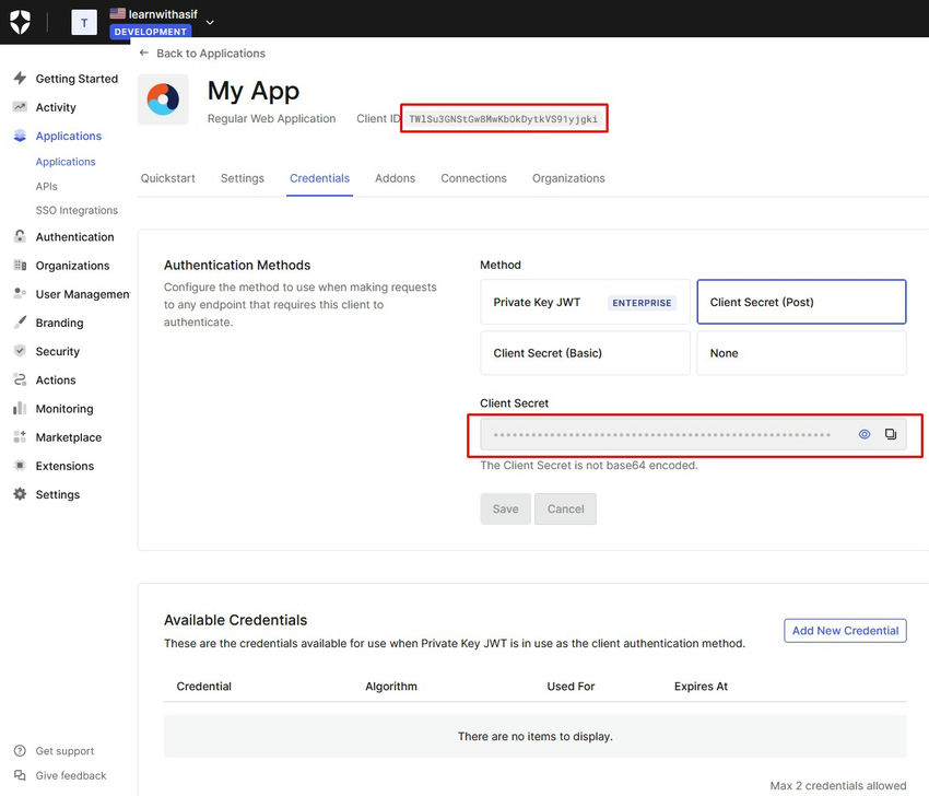 Auth0 App Registration Jwt Generation And Validation With Public Key 4952