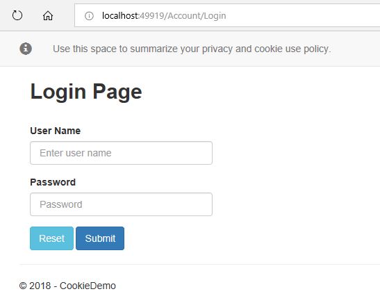 Authentication And Authorization In ASP.NET Core MVC Using Cookie