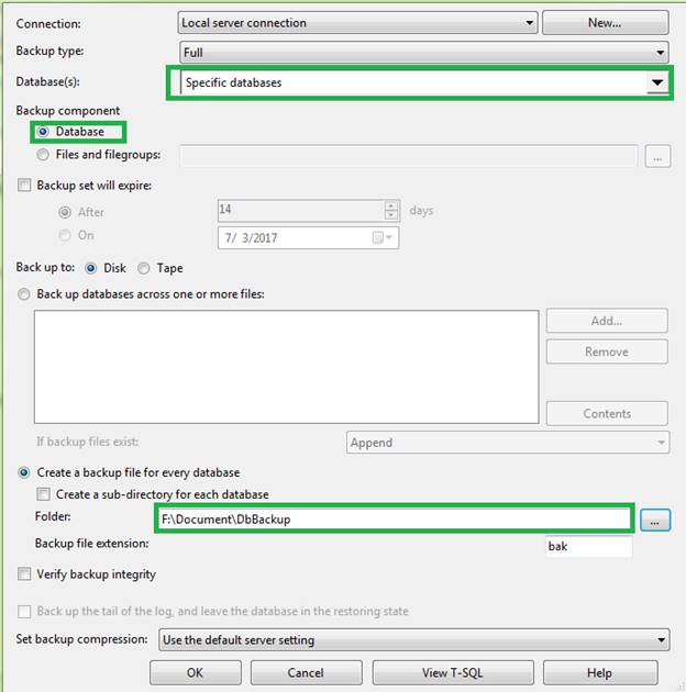SQL Server Database Automatic Daily Backup SQL Server Database Automatic Daily Backup