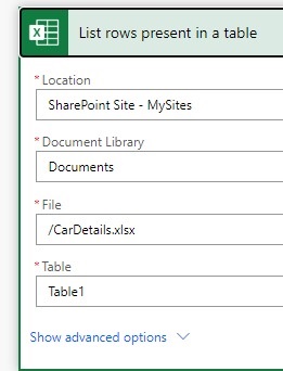 Automating Excel data to SharePoint Lists with Power Automate