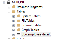 Automating Table Creation using SSIS