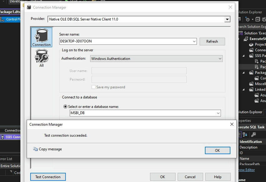 Automating Table Creation Using Ssis 3081