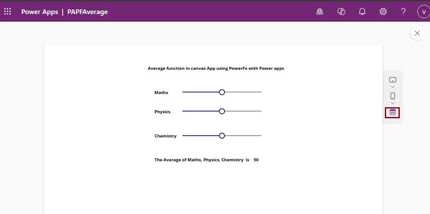 Average Function In Canvas App Using Powerfx With Power Apps