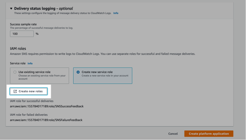 AWS SNS - Create SNS Application Platform, SNS Topic, And Add SNS ...