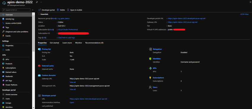 Azure API Management (APIM) Overview