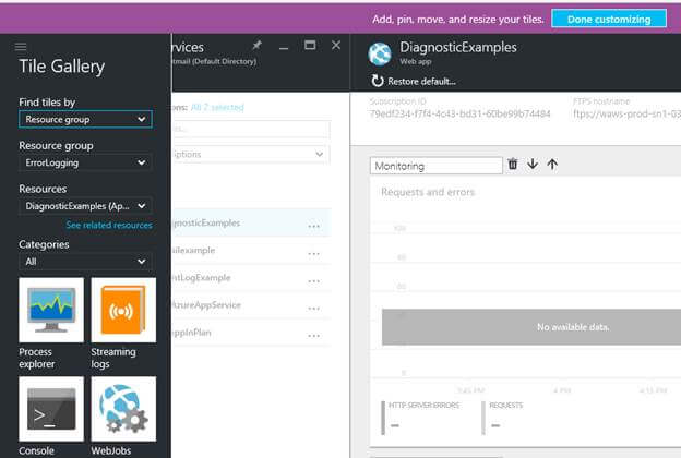 Azure App Service - Configure Error Alert Rules