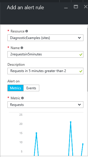 Azure App Service - Configure Error Alert Rules