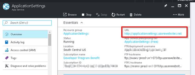 Azure App Service - Web Config Vs Application Settings