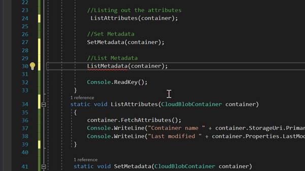 Azure Blob Storage Service Uploading A Blob And Set Container Propertied With Metadata Part Two