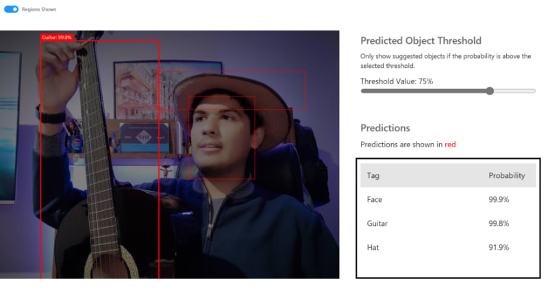 Azure Custom Vision Object Recognition In Net Applications