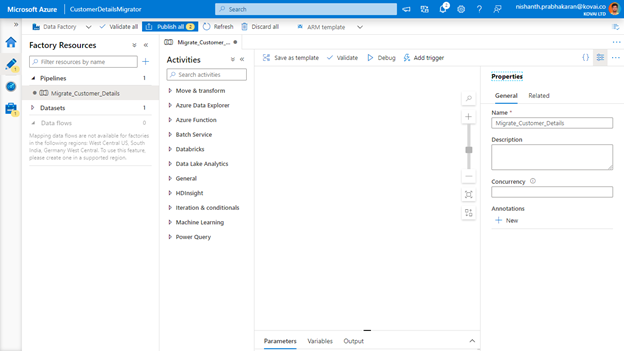 Azure Data Factory Key To Migrate Data In Azure Cloud