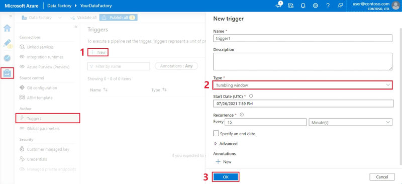 Azure Data Factory Triggers Azure Data Factory Triggers