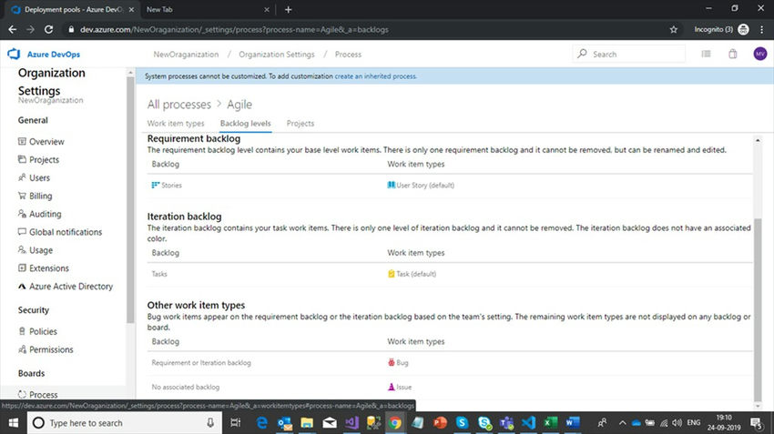 Azure Devops Project Configuration Settings - Part One