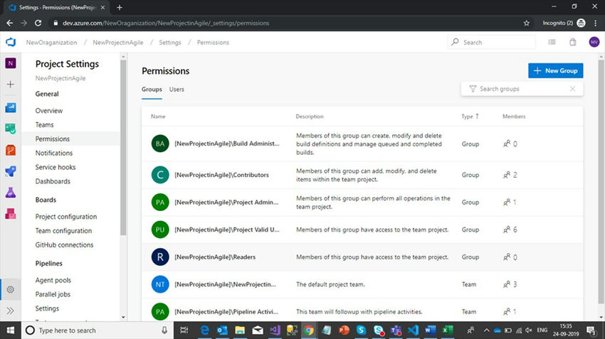 Azure Devops Project Configuration Settings Part One