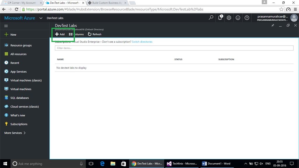 Azure DevTest Labs Overview Azure DevTest Labs Overview