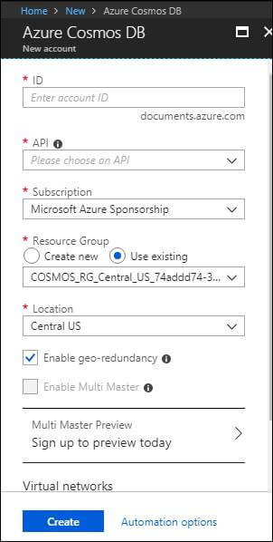 Azure Document DB CRUD Operation