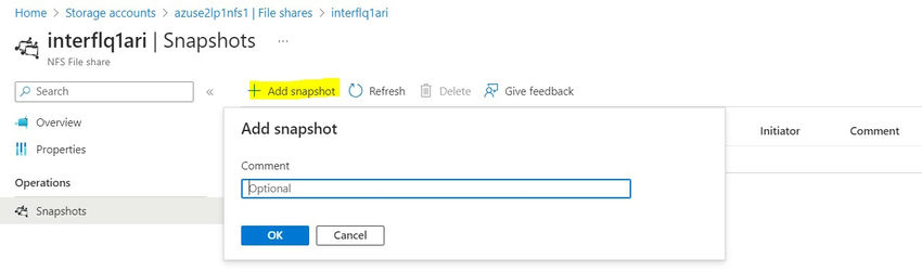 Azure File Share Snapshot And Implementation