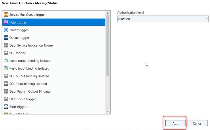 Azure Function to Read Incoming Message in Twilio