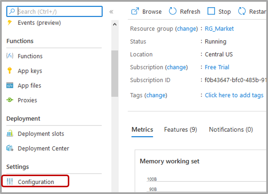 Azure Powershell Function App Get Data Using Client Id Tenant