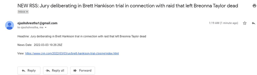 Azure Logic App - Automatically Send Email With RSS Feed Trigger
