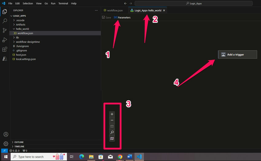 Azure Logic App Standard Development in Visual Studio Code