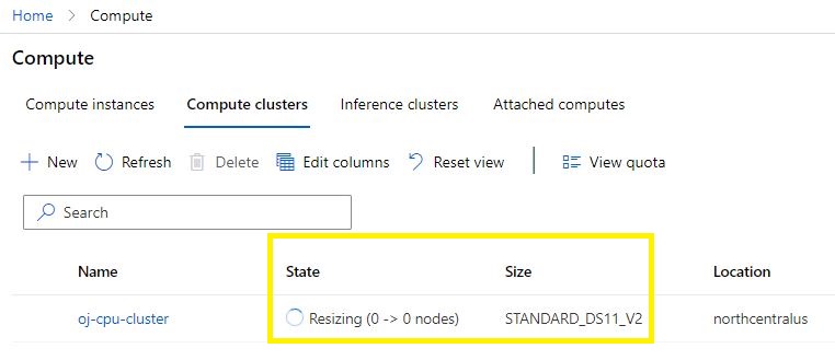 Azure Machine Learning Create Compute Instance And Compute Cluster