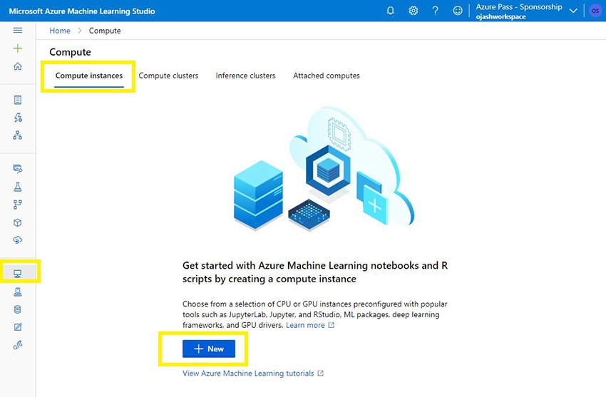 Azure Machine Learning - Create Compute Instance And Compute Cluster Azure Machine Learning - Create Compute Instance And Compute Cluster