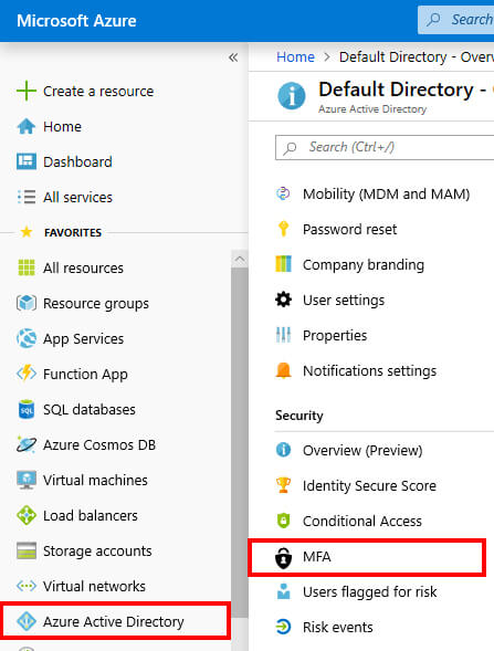 Azure Multi-Factor Authentication For Users